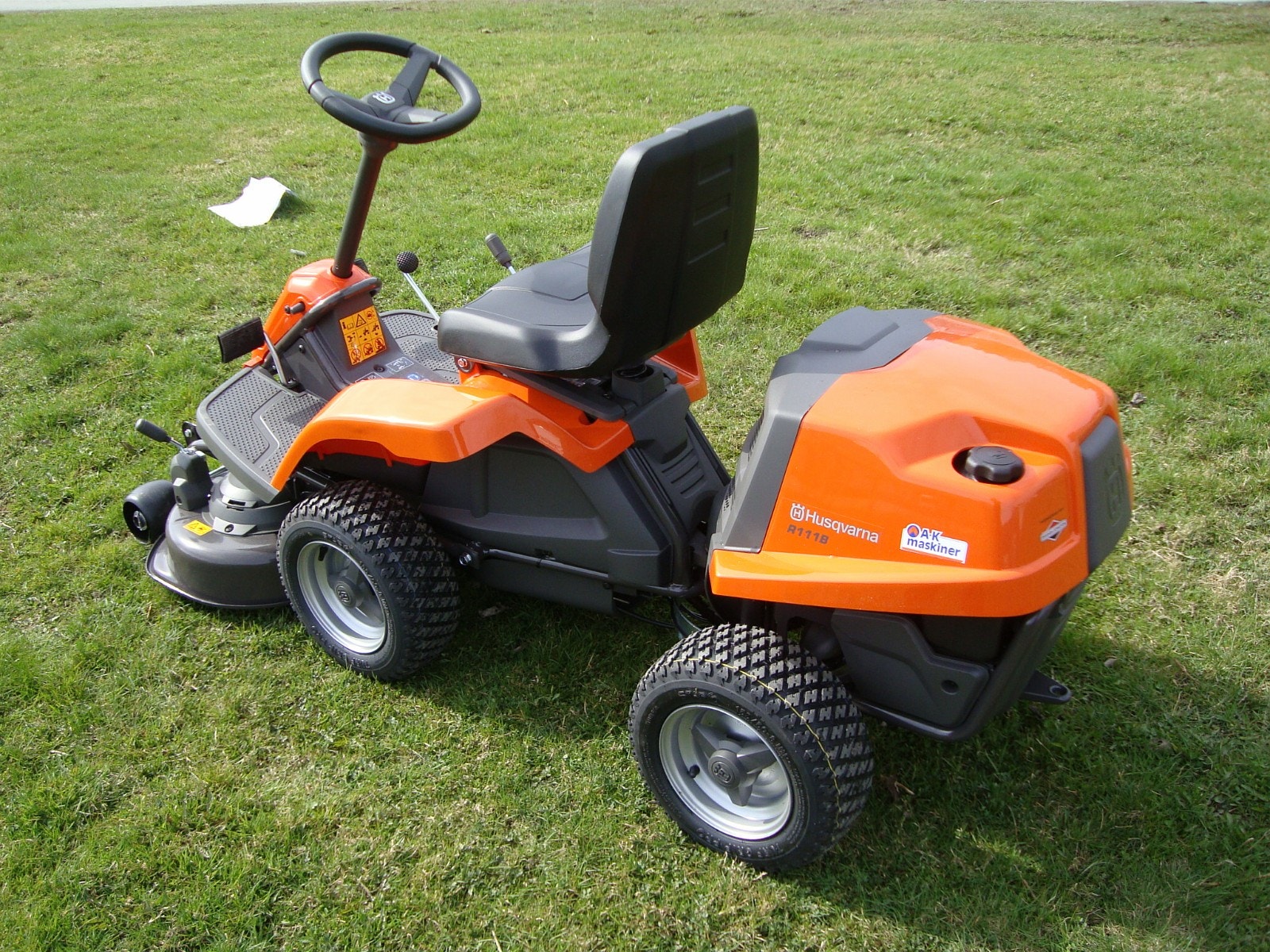 Husqvarna Rider R111B Plenklipper. | FINN-torget