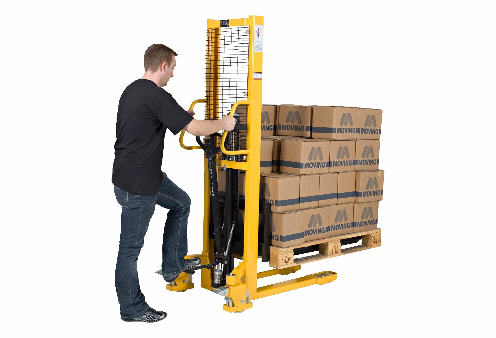 Sterk og robust manuell pallestabler | FINN-torget