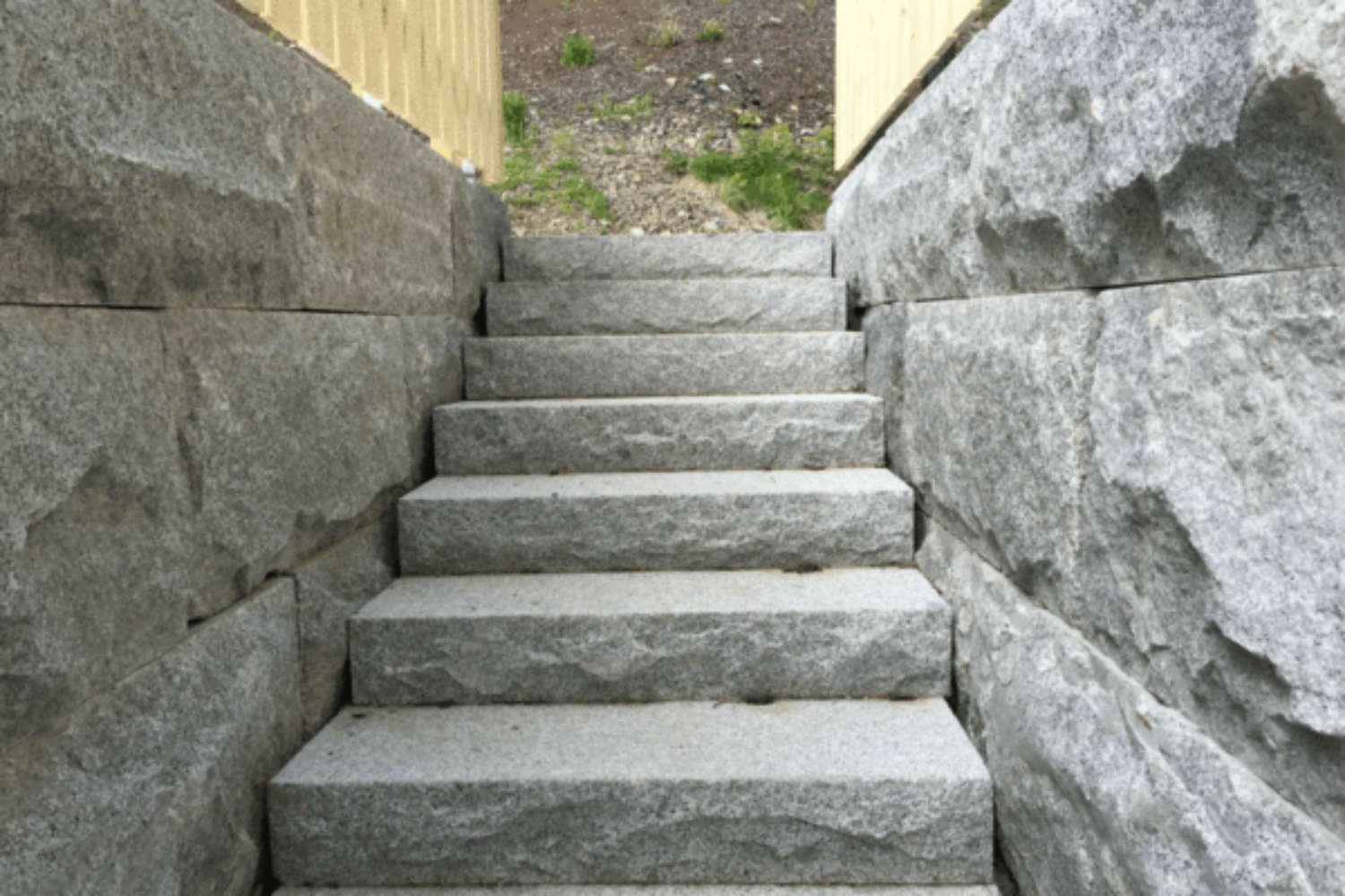 Granitt Trappetrinn Kina 15x37x100cm-120cm-150cm-200cm. Miljøstein ...