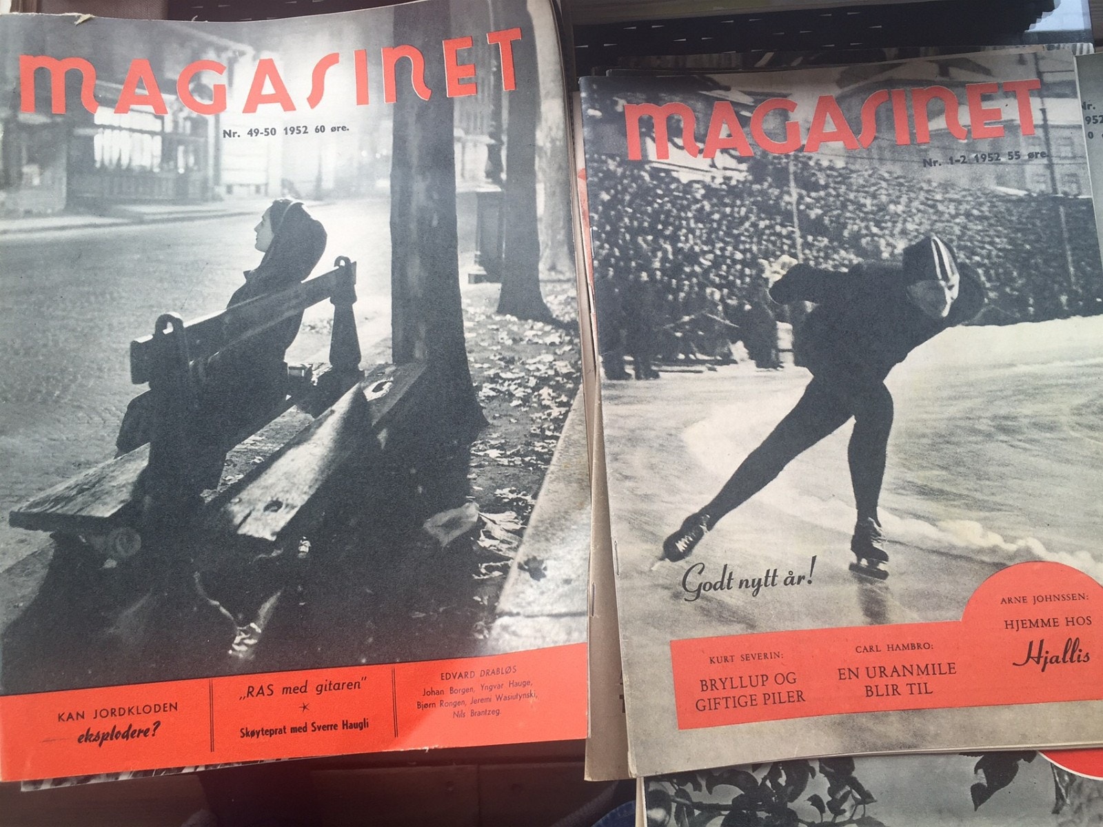 Stort utvalg av blader, tidskrifter, magasin, tegneserier, Allers, 1945 ...