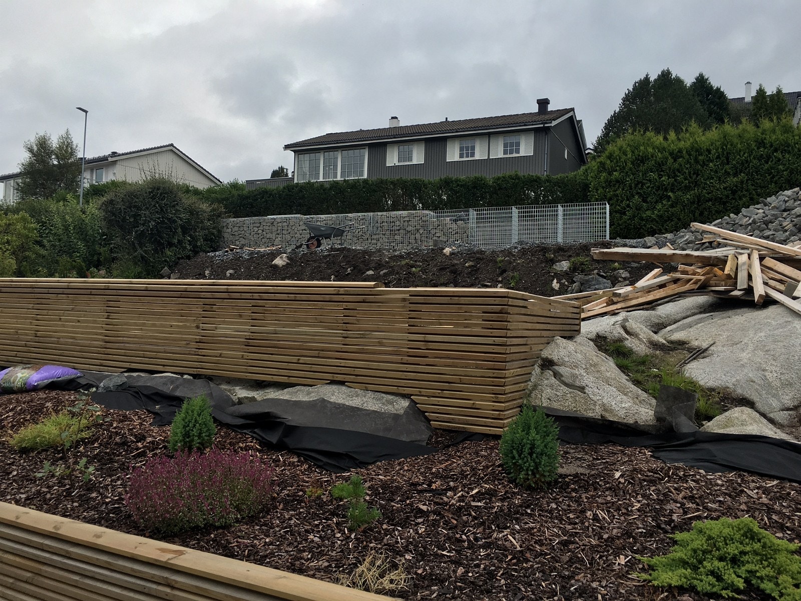 Gabion netting kasse til støttemur og gjerde 100x50x100 cm | FINN-torget