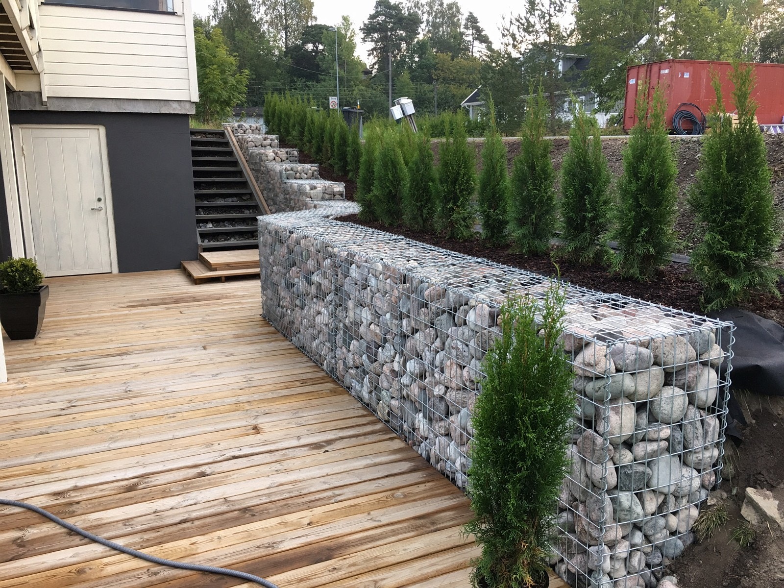 Gabion netting kasse til støttemur og gjerde 100x50x100 cm | FINN.no