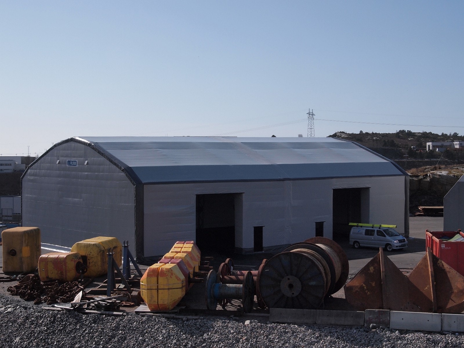 Plasthall - Isolert Rubbhall - Flexihall 20x30m til leie | FINN-torget