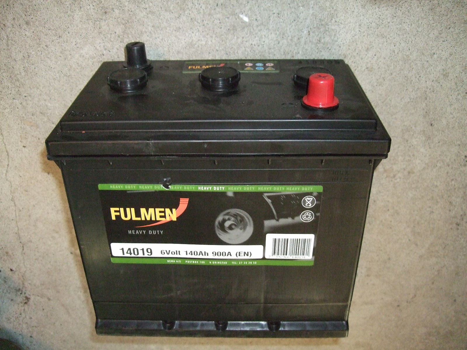Batteri 6 Volt Veteran/ Classik Type & Optima 6v | FINN-torget