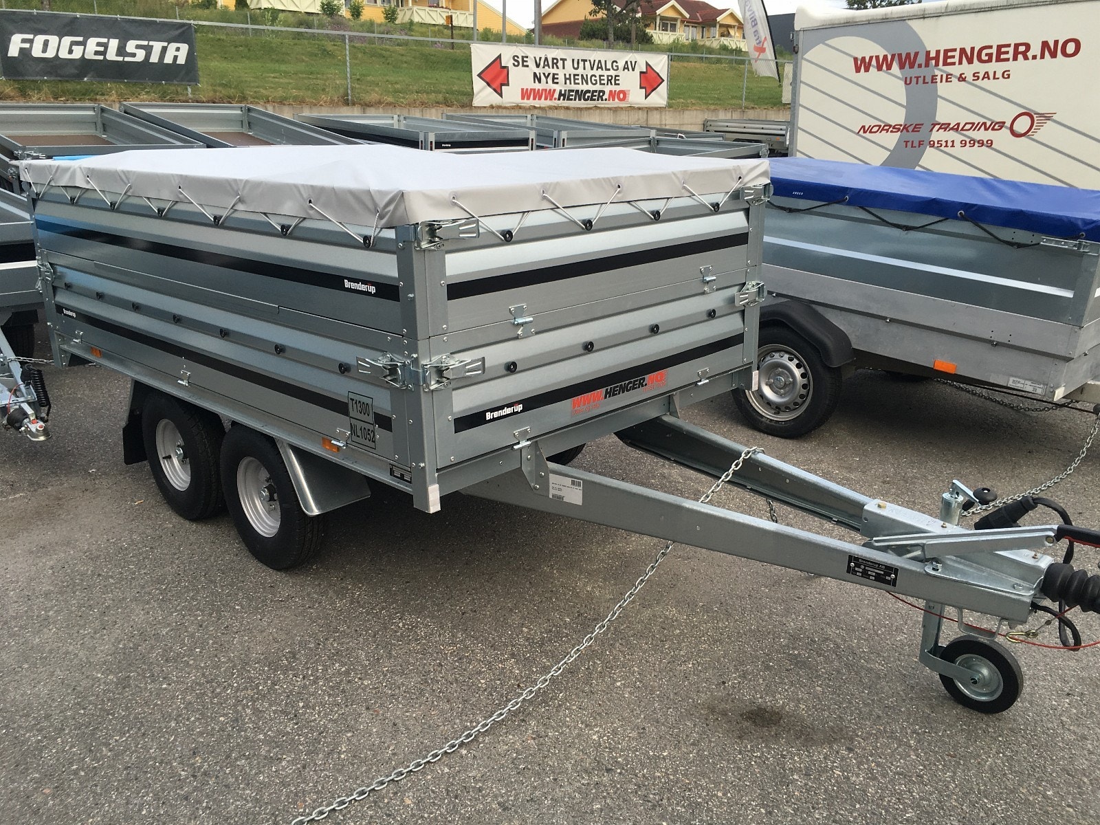 Brenderup henger med boggi - 1300 kg. BE OM TILBUD! Finansiering | FINN ...