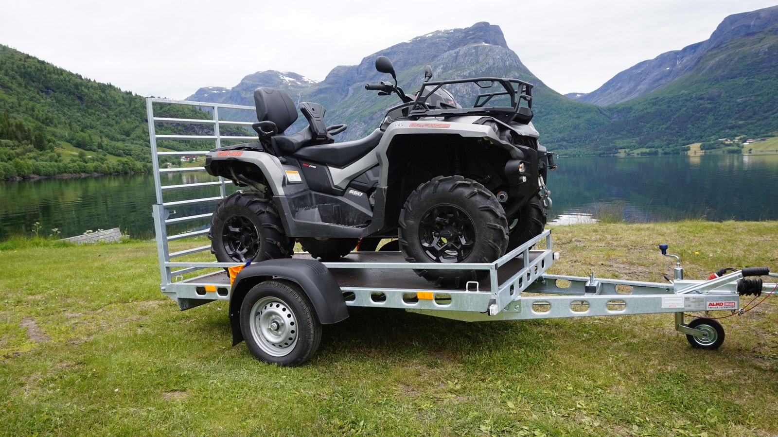 Smådalen ATV Henger - Vangsgutadn.no 750kg 244x134cm Eks.Mva 22 516 ...