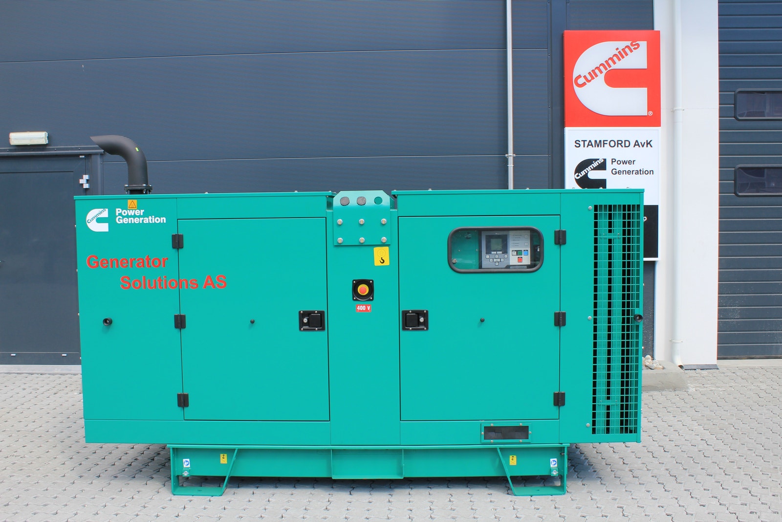 Cummins 6BT C110 110Kva 88Kw Diesel generator / aggregat / nødstrøm ...