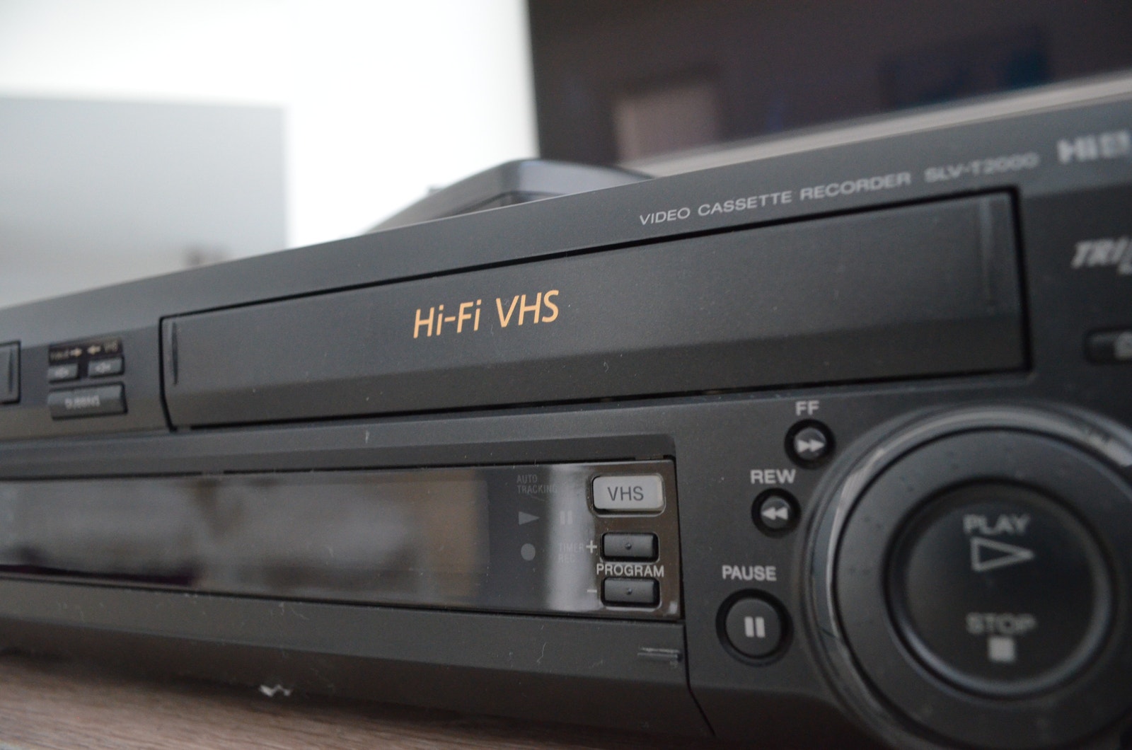 VHS og Hi8/Video8 spiller med overføring funksjonalitet. Topp modell ...