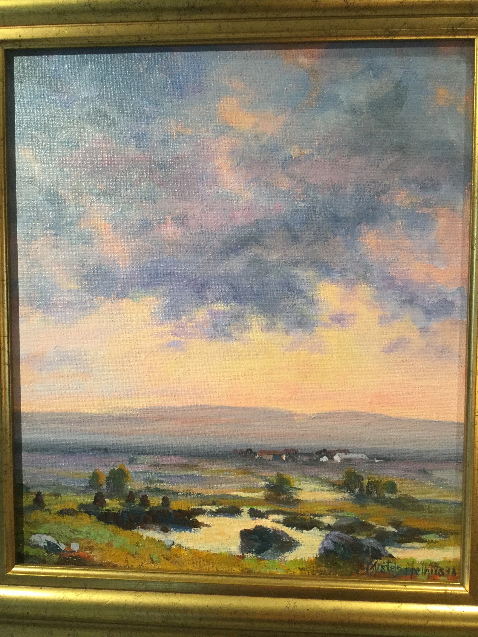 Oljemaleri av Øystein Melhus «Jæren I» | FINN-torget