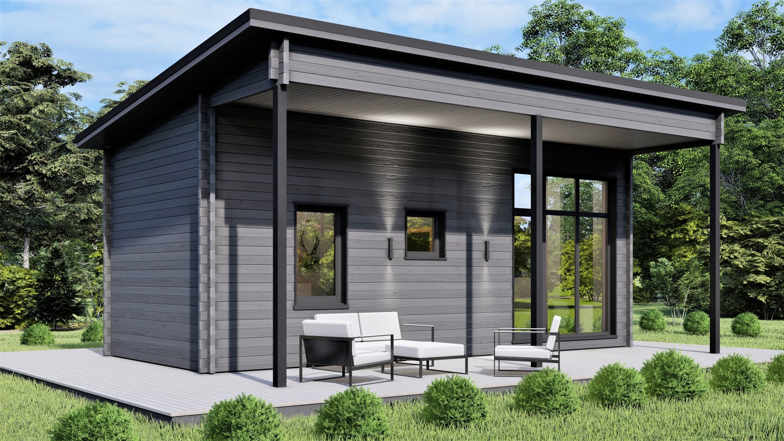 Hytter, Hagehytter, Minihus, Småhus ferdigmontert, nøkelberedte til ...