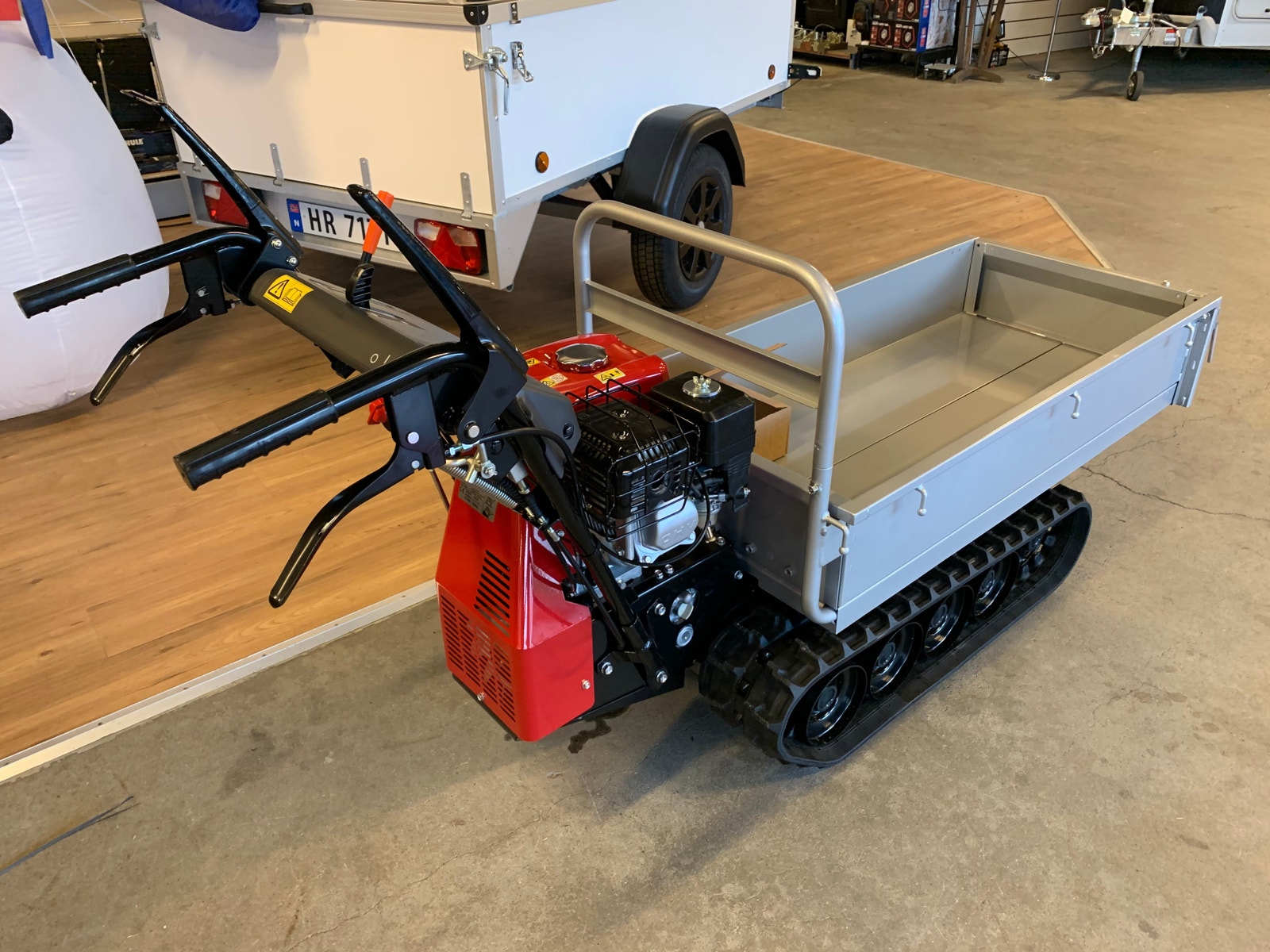 Honda HP500 transportmaskin | trillebår på belter | Hydrostatdrift ...