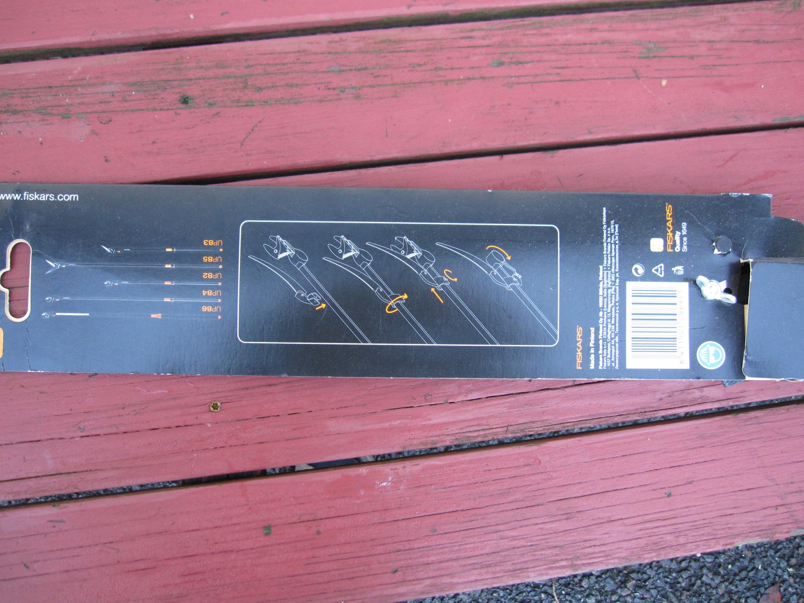 Grenkutter/Fiskars /(Lett, Lengde 4m) m. 2 sager /Høydekutting! 6m ...