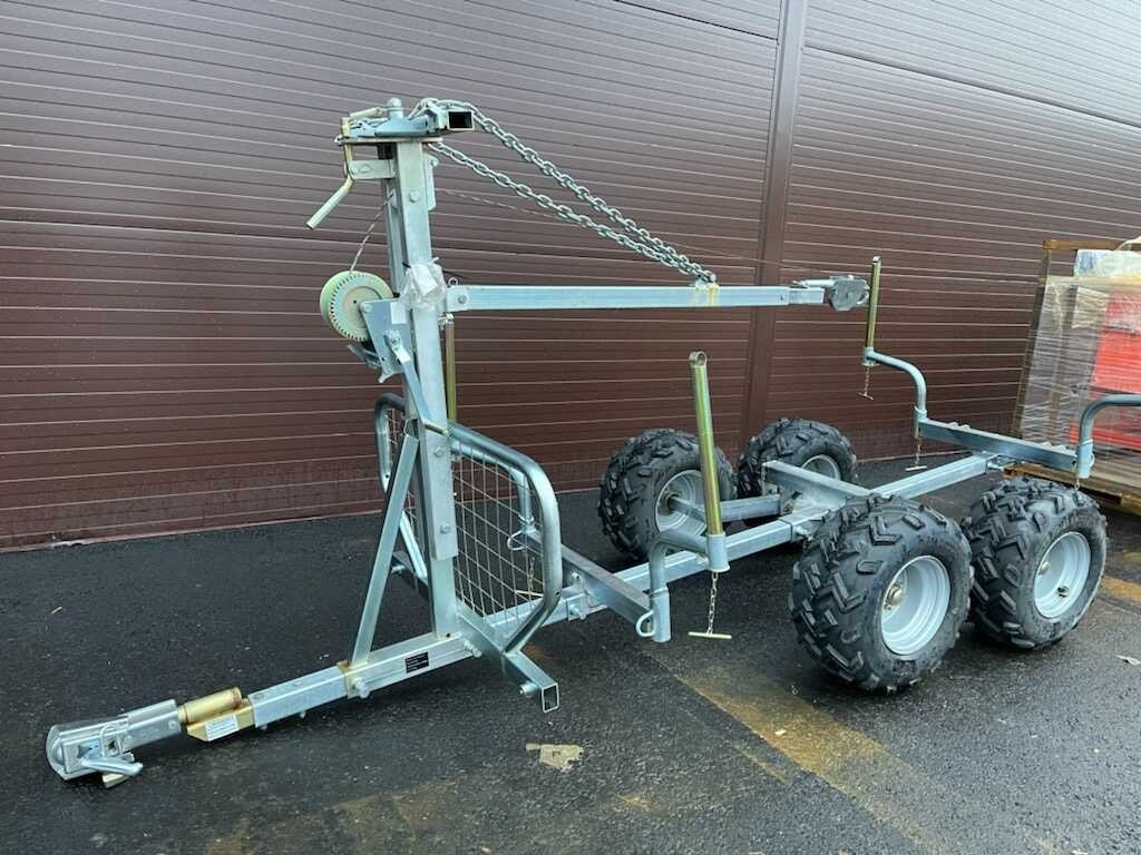 ATV HENGER MED KRAN / VINSJ OG TIPPKASSE | FINN-torget