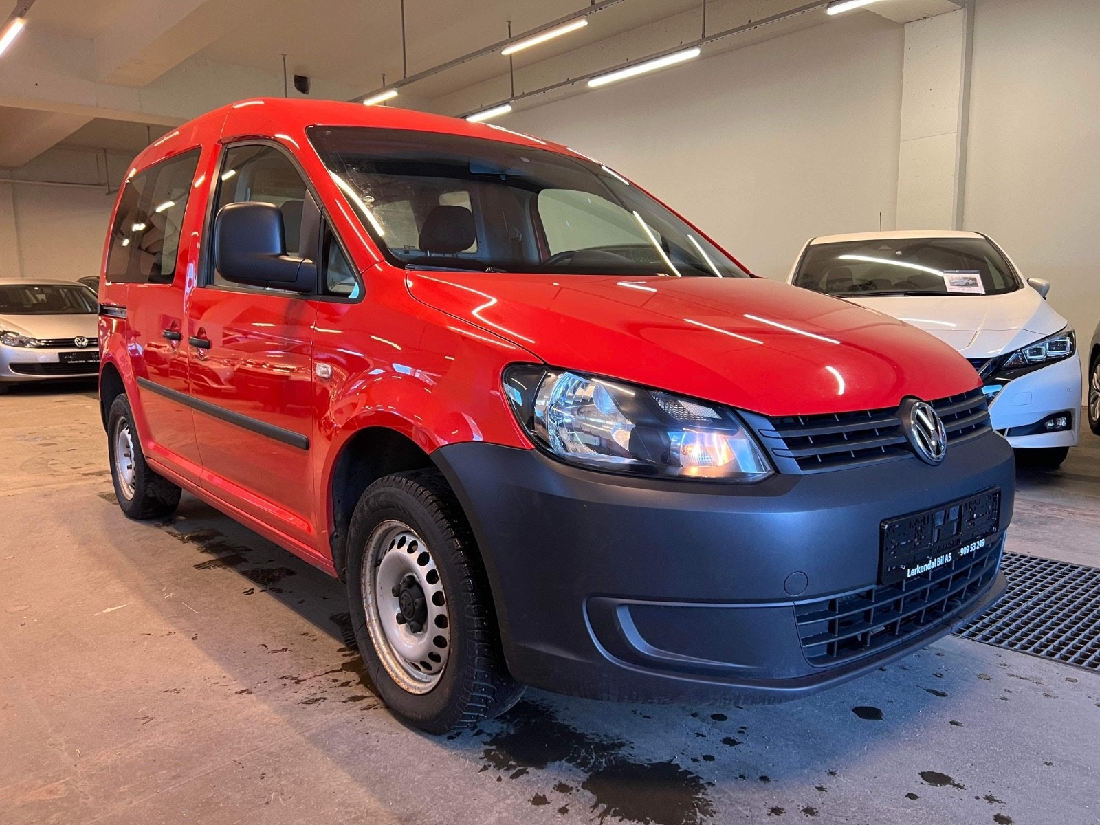 Bruktbil til salgs: Volkswagen Caddy - 2015 - Rød - 110 Hk - Kasse ...