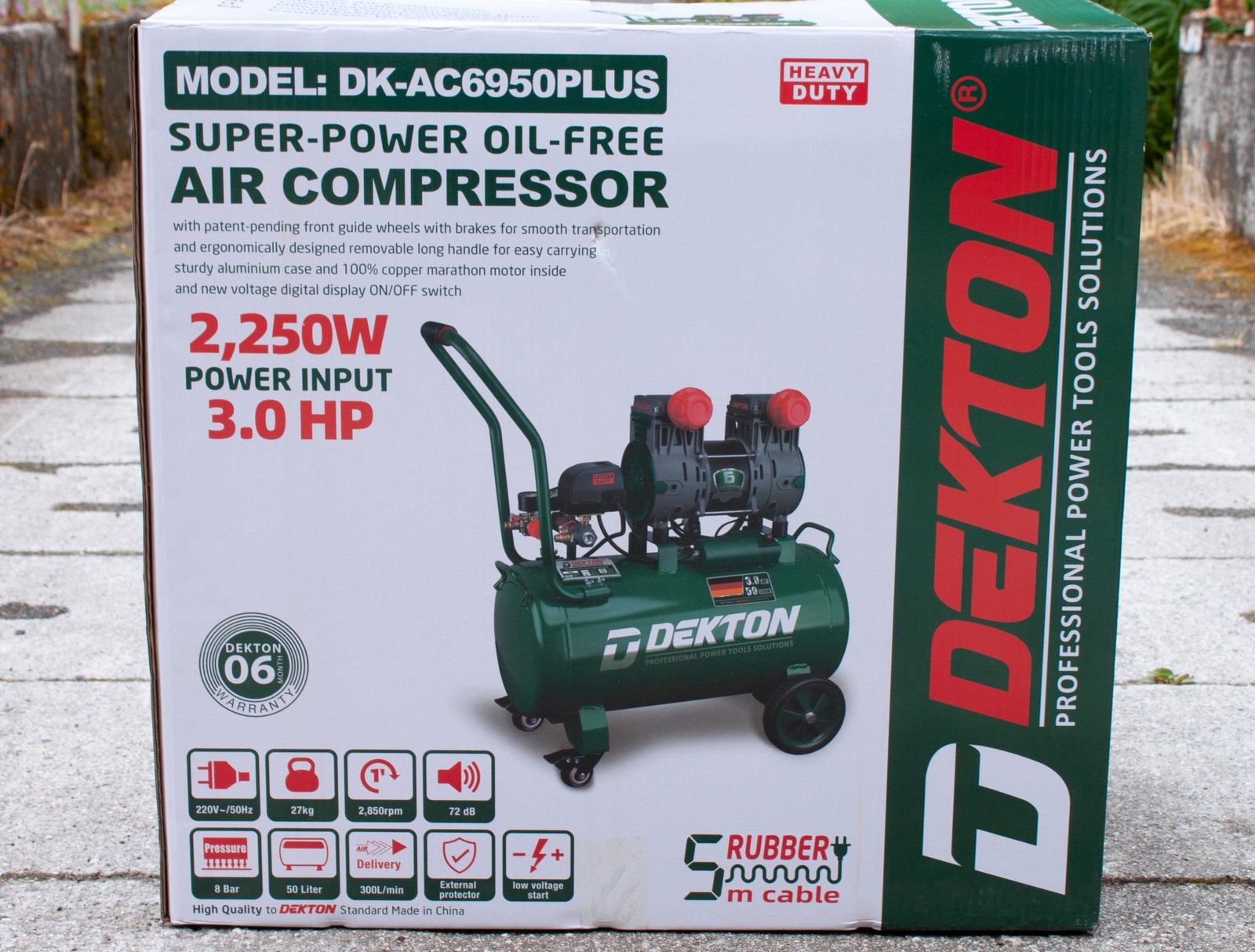 Kompressor 50L 2250W stillegående | FINN-torget