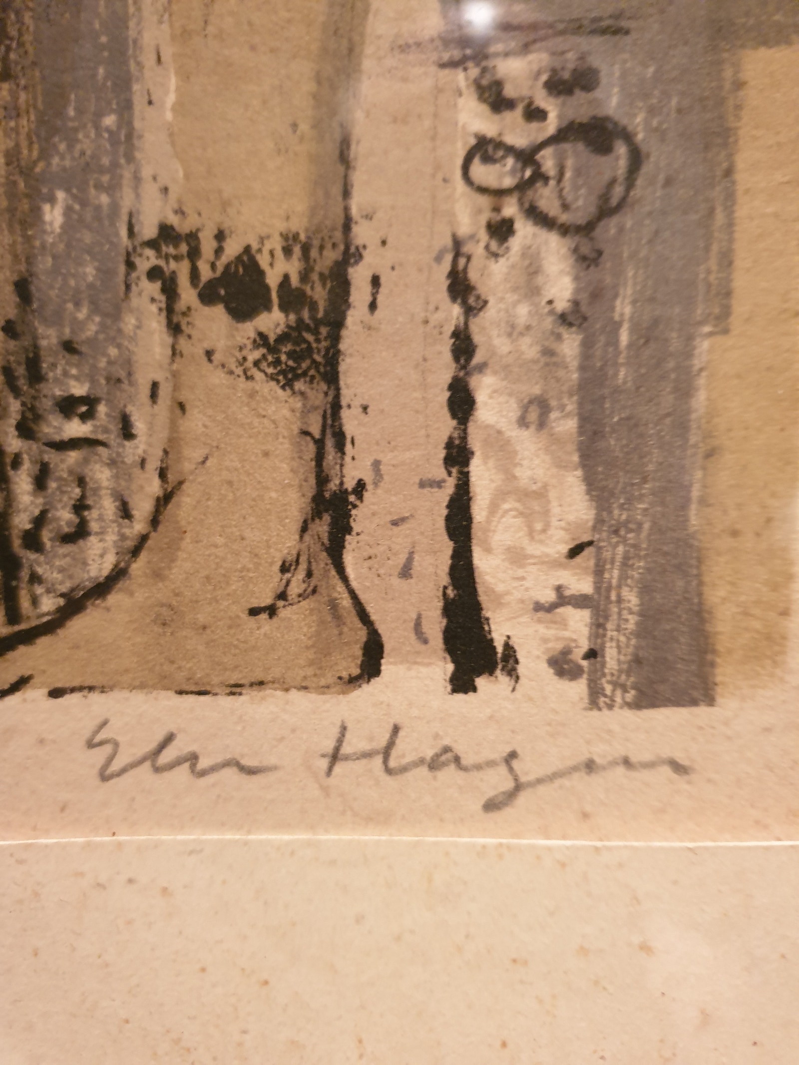 ELSE HAGEN - Litografi - Adam og Eva - No. 86/100 | FINN-torget