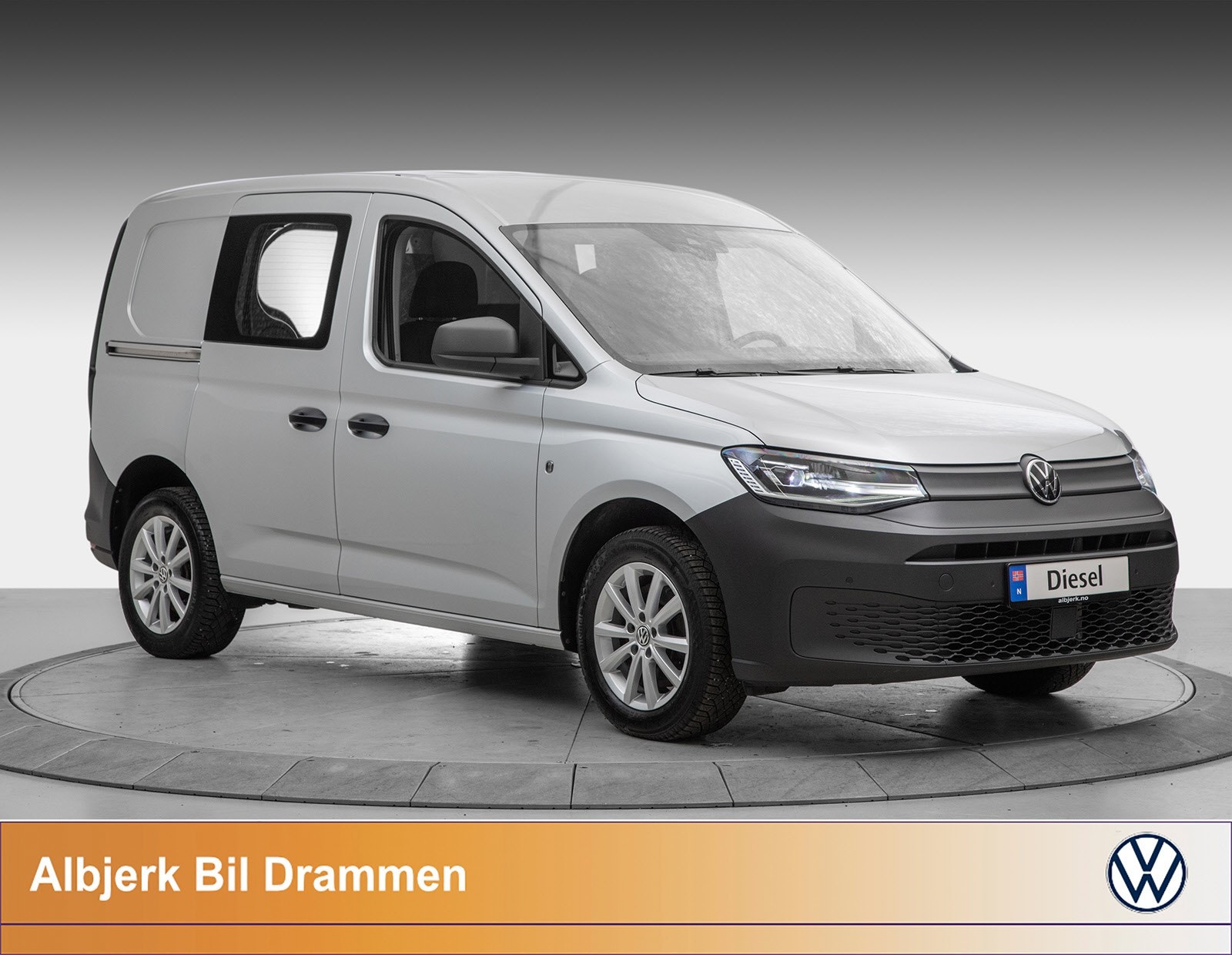 Bruktbil til salgs: Volkswagen Caddy - 2022 - Sølv - 122 hk - Kasse ...