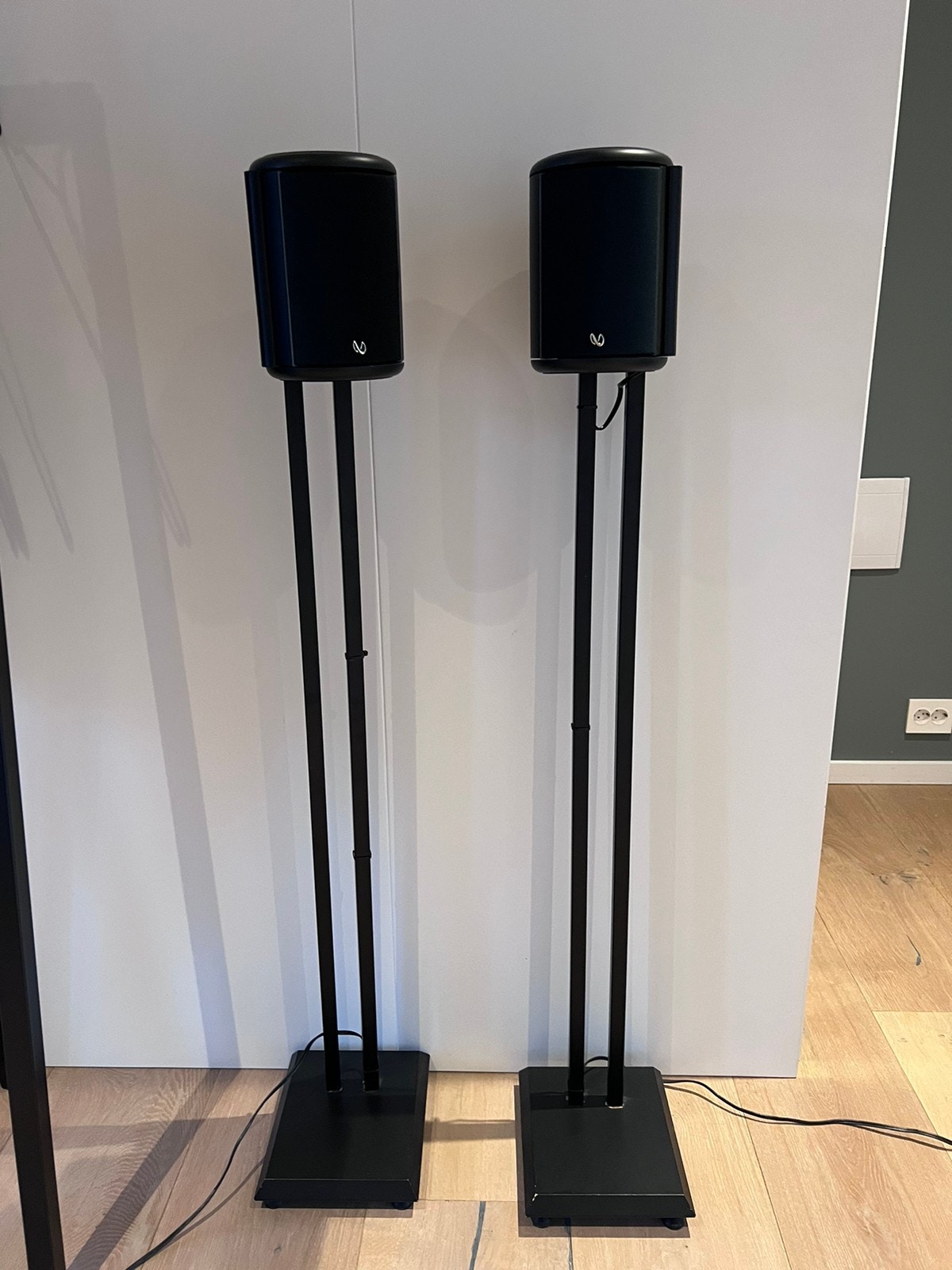 Infinity Micro 2 satellitt høyttalere på stativ og basskasse (passive ...