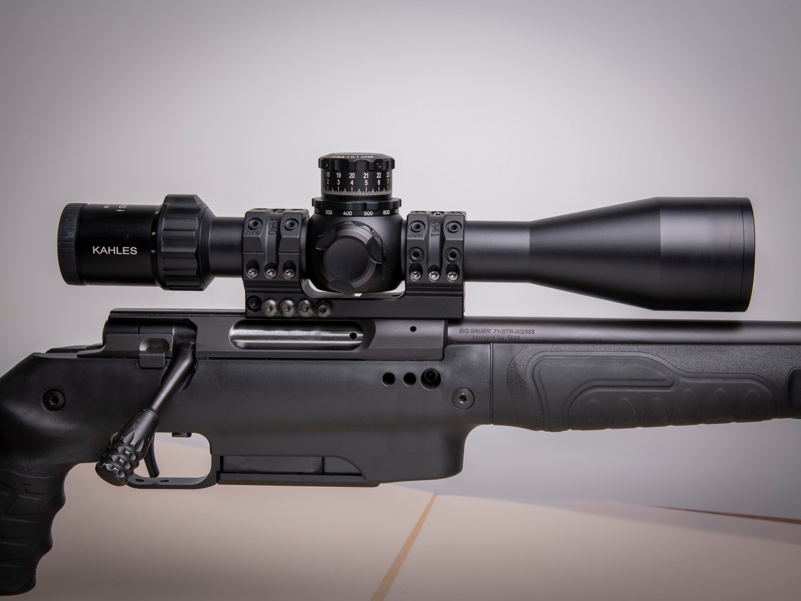 Langhold rifle - Sauer 200 str 6,5x55 - Kahles K 525 i 5-25x56 - GRS ...