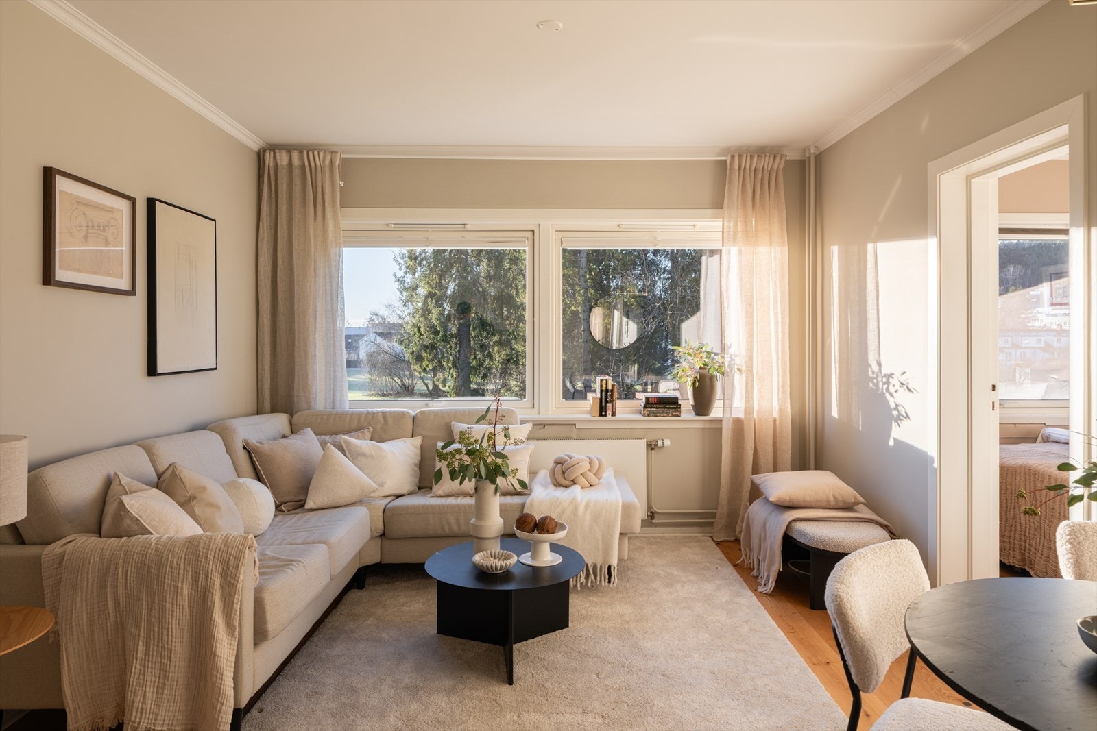 Lys og lekker 2-roms med fantastisk beliggenhet ut mot parken | God ...