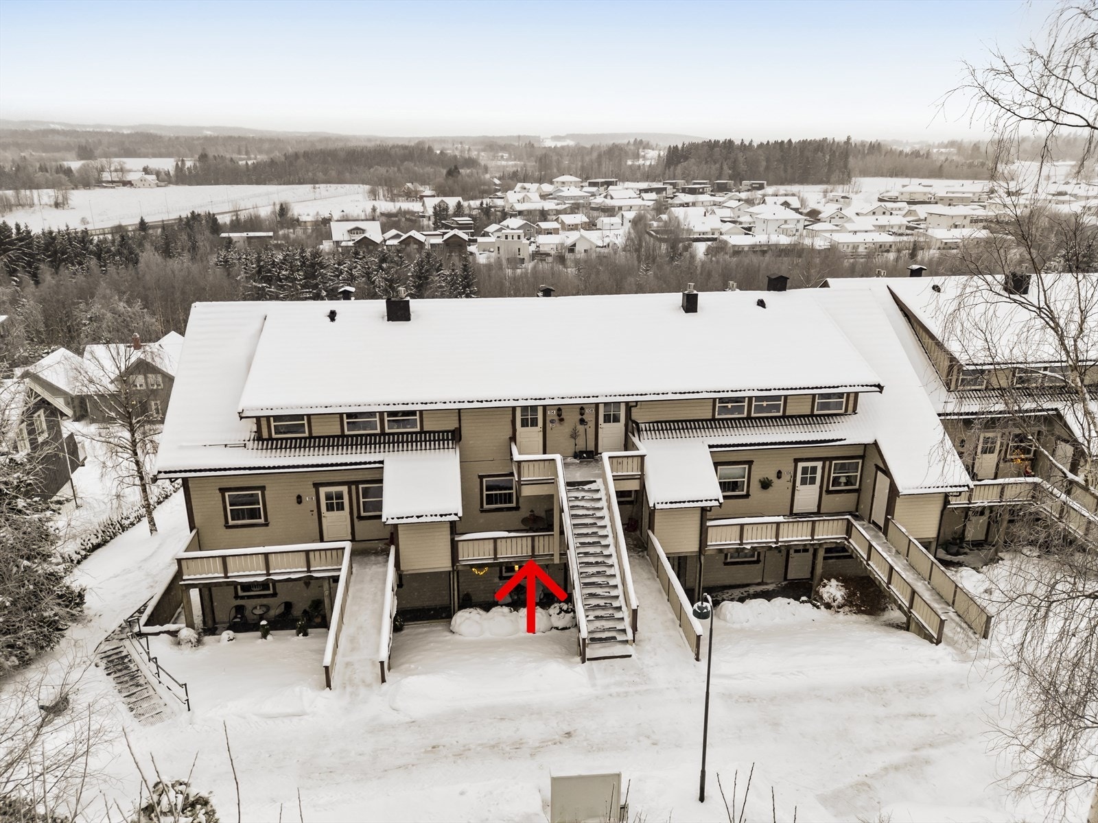 Pen selveierleilighet med solrik, vestvendt og usjenert utsikt, 2 ...