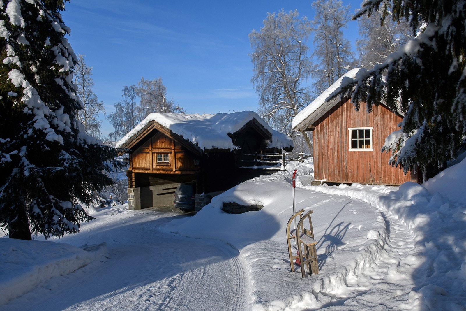 Meget unik og sjarmerende boligeiendom i Hafjell | Idyllisk tun og hage ...