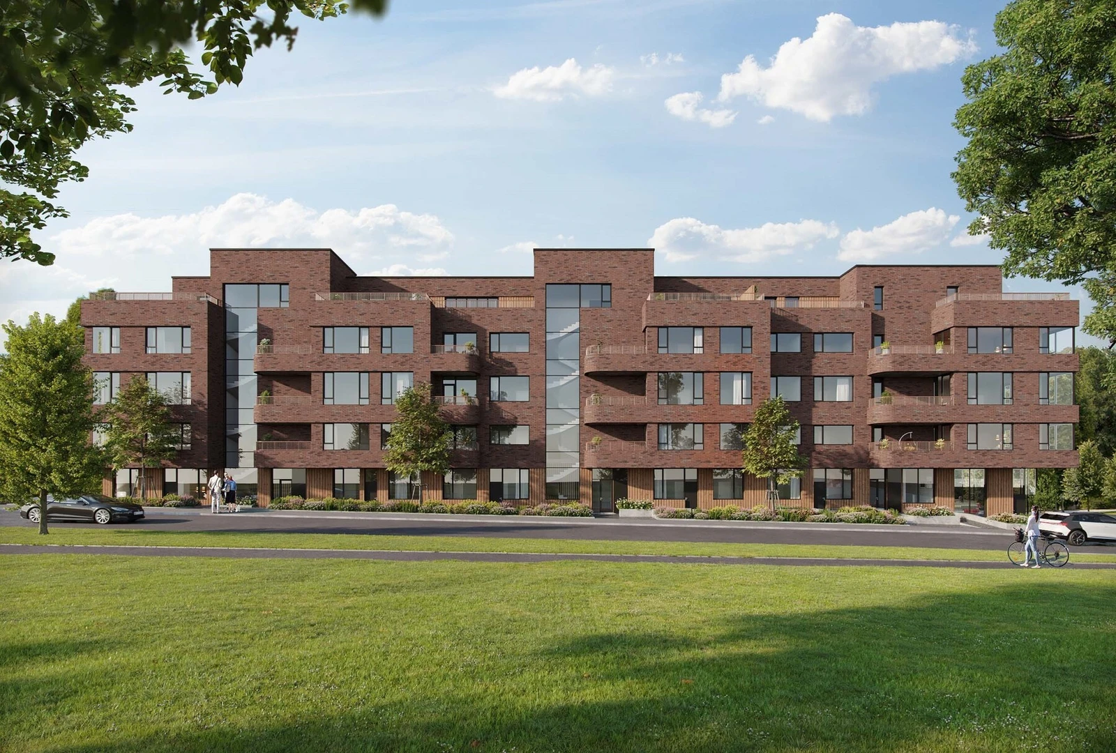 Moss sentrum - 43 lekre selveier leiligheter i et arkitektonisk flott ...