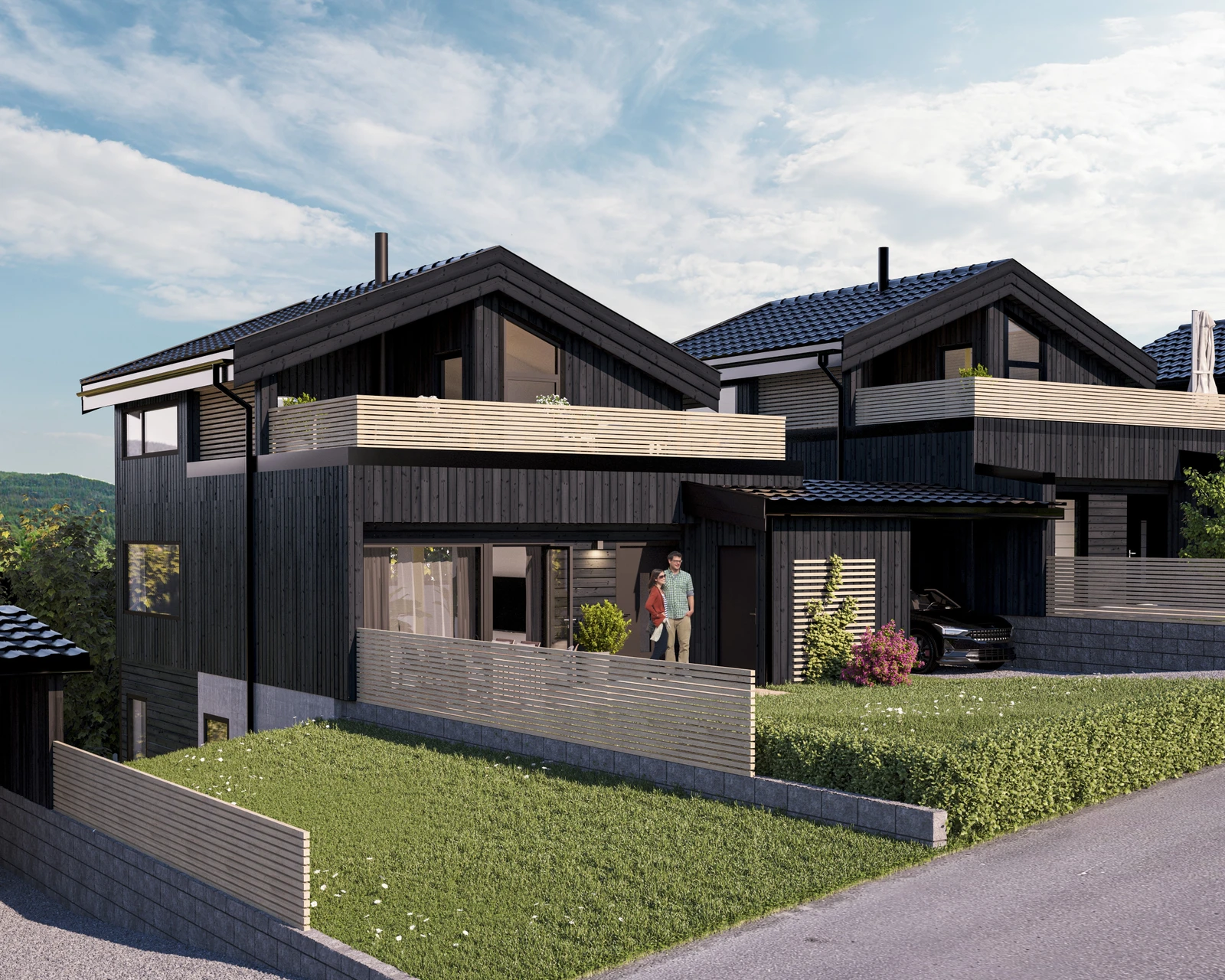 RYE - Familieboliger |165 kvm | 4/5 soverom | Vestvendt takterrasse på 33 kvm | Mulighet for ...