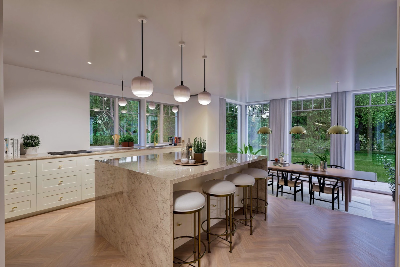 Prosjektert herskapelig villa i ny drakt - klassisk stil med ...