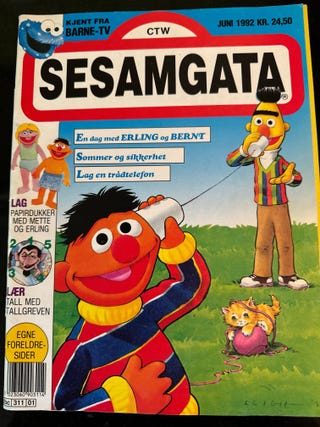 Sesam stasjon - MAX Mekker bamse og sesamstasjon VHS | FINN-torget