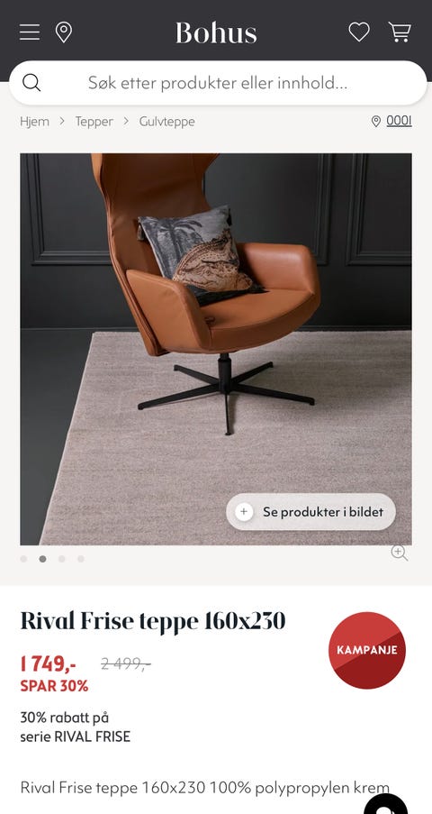 Bohus | Tepper og tekstiler | til salgs | FINN Torget