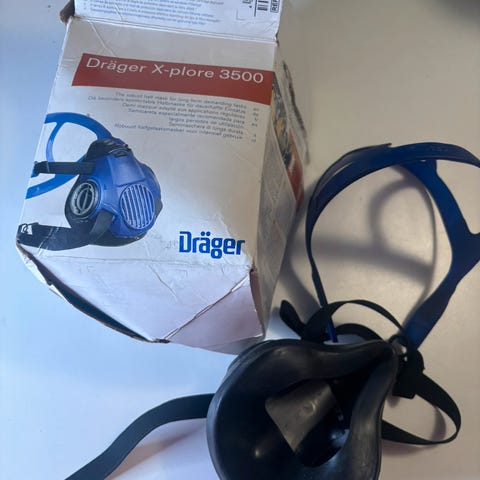 Dräger X-plore 2100 Filtersett og 3M 732-N Full Face Mask | FINN-torget