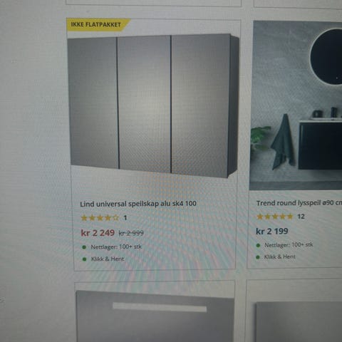 Servantskap 60 cm bredd + Servant a-collection | FINN-torget