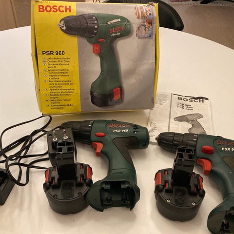 Bosch PSR 12V-15 Drill sett med batteri og lader | FINN-torget