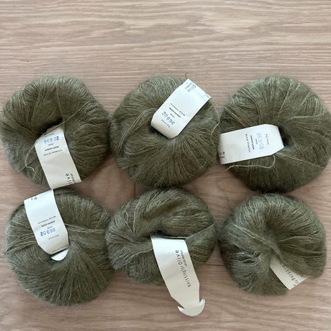 130 g Knitting for Olive merino farge støvet oliven | FINN-torget