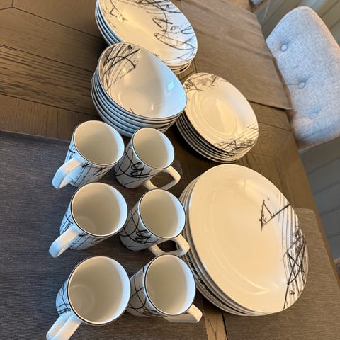 Partitur servise fra Porsgrund porselen | FINN-torget