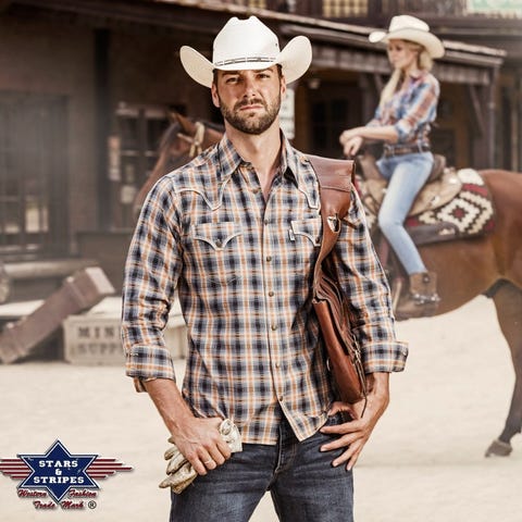 RRL western skjorte med concho knapp Large | FINN-torget