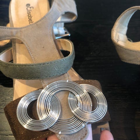 ISAAC BY ISAAC MISRAHI FAUX KROKODILLE SKO STR 40 | FINN-torget