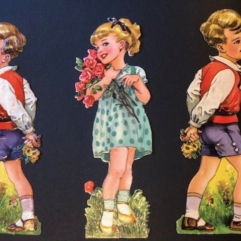 Porselen figur av en gutt som spiller mandolin | FINN-torget