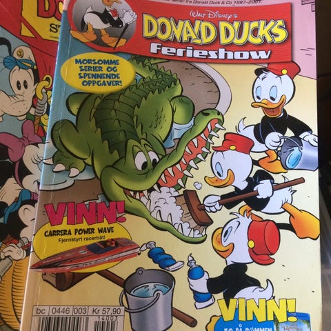 16 Donald Ducks Ferieshow tegneseriehefter | FINN-torget