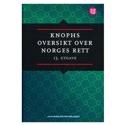 Knophs Oversikt over Norges Rett Rettsvitenskap Bok | FINN-torget