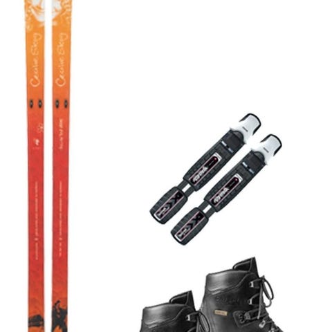 Åsnes Rago fjellski med stålkanter | FINN-torget