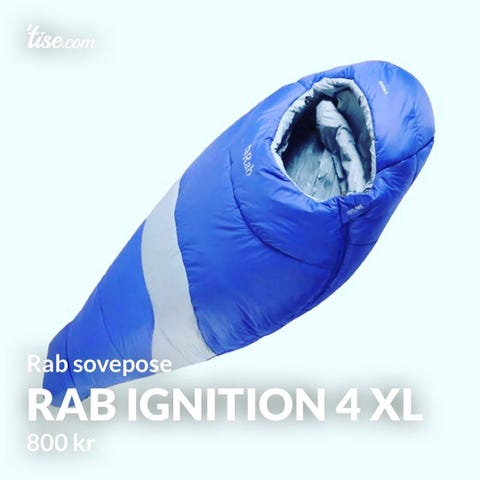 Rab Expedition 1200 Sovepose Rød | FINN-torget