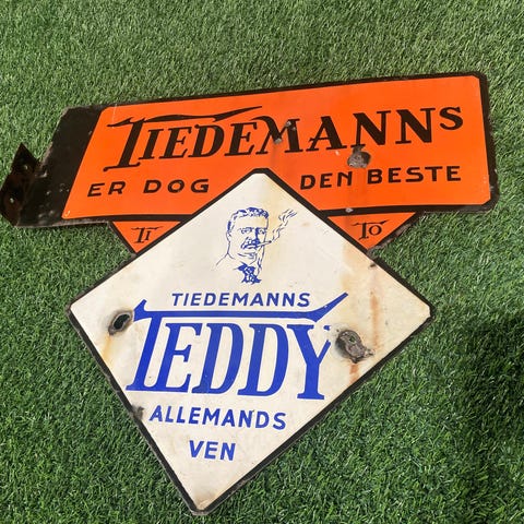 Tiedemanns emaljeskilt 😊 | FINN-torget