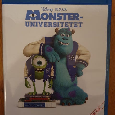 MONSTER UNIVERSITETET 4K Ultra HD OG BLU-RAY (2013) UK UTGAVE | FINN-torget
