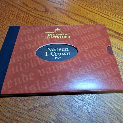 Nansen 1 Crown Isla of Man 1997 unc | FINN-torget