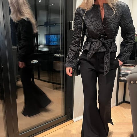 Pia Tjelta Parker glitter kort party jakke | FINN-torget