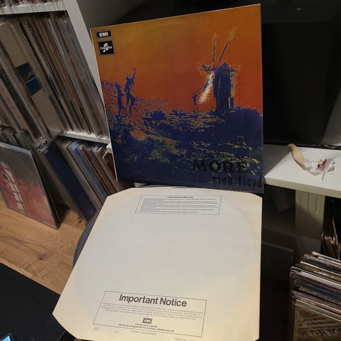 LP Soundtrack From The Film "More" - Pink Floyd 1973 – UK | FINN-torget