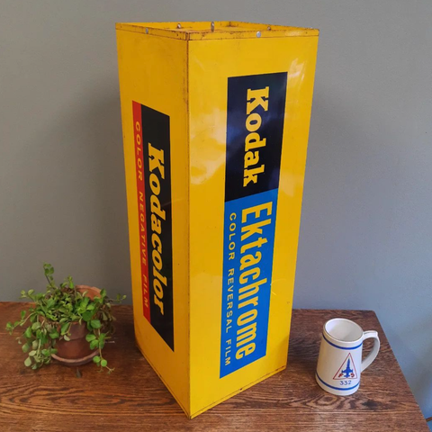 Vintage Kodak Film reklame boks med lys. | FINN-torget