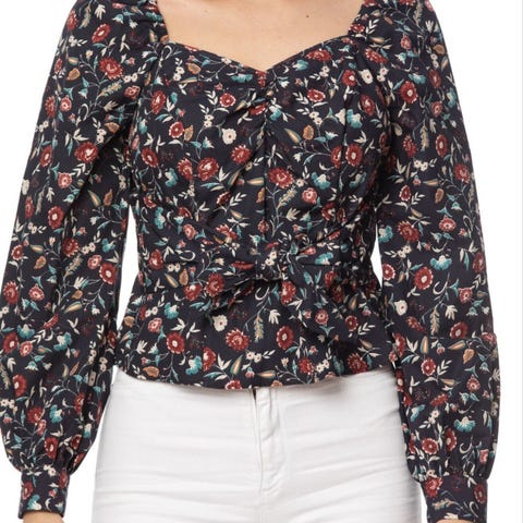 Bluse med blomster print | FINN-torget